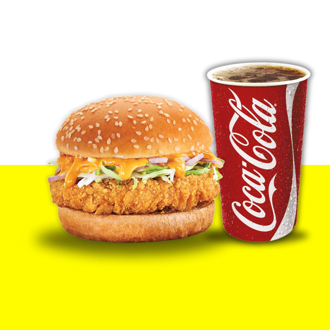 Big Crunch Burger + Coke - Jumboking